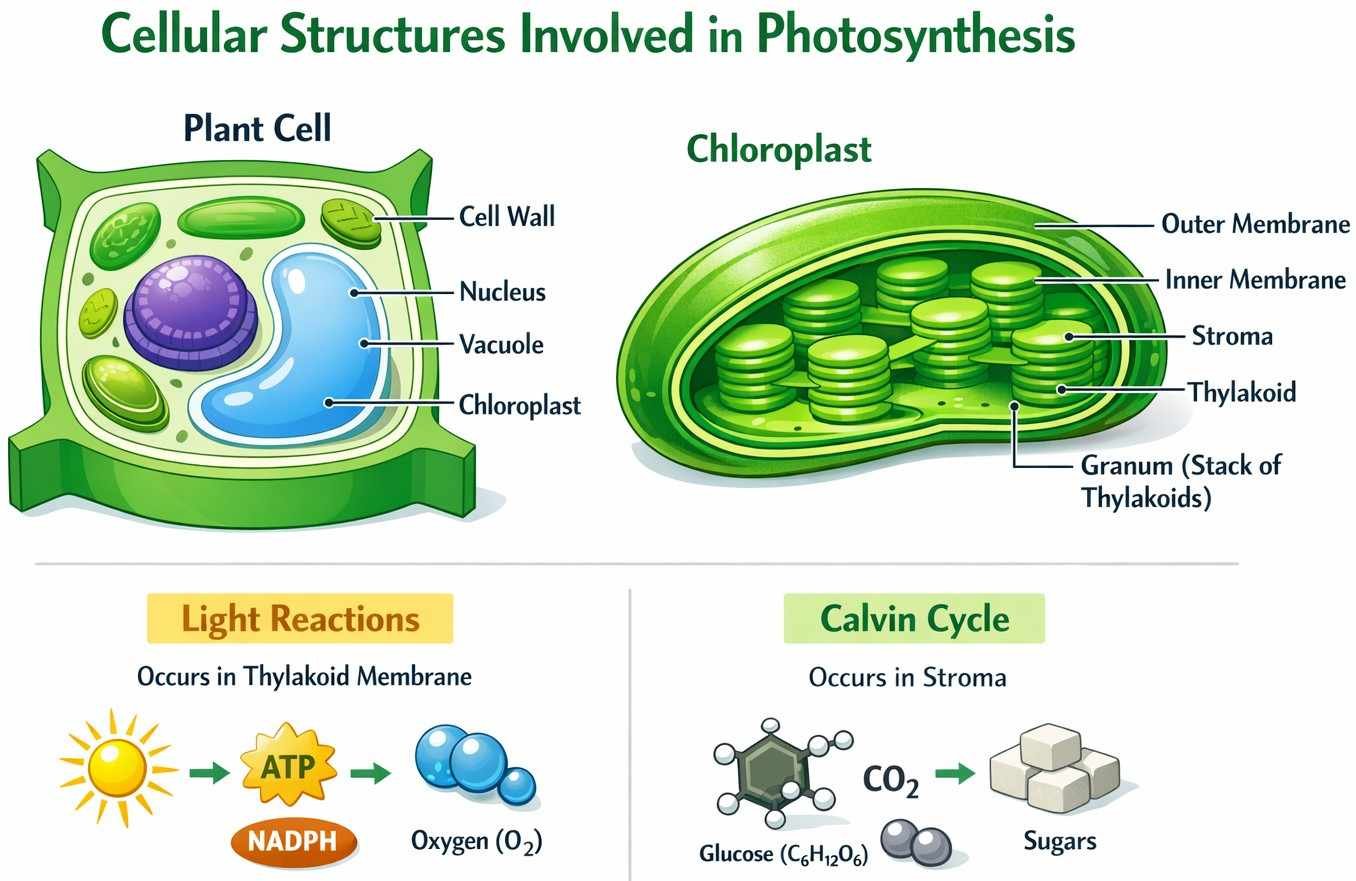 Photosynthesis: Definition, Steps, Equation, Types & Importance ...