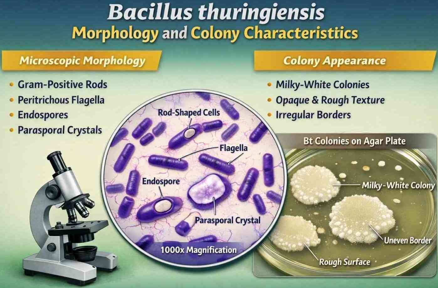 Bacillus thuringiensis (Bt): Complete Guide to Structure, Mechanism ...